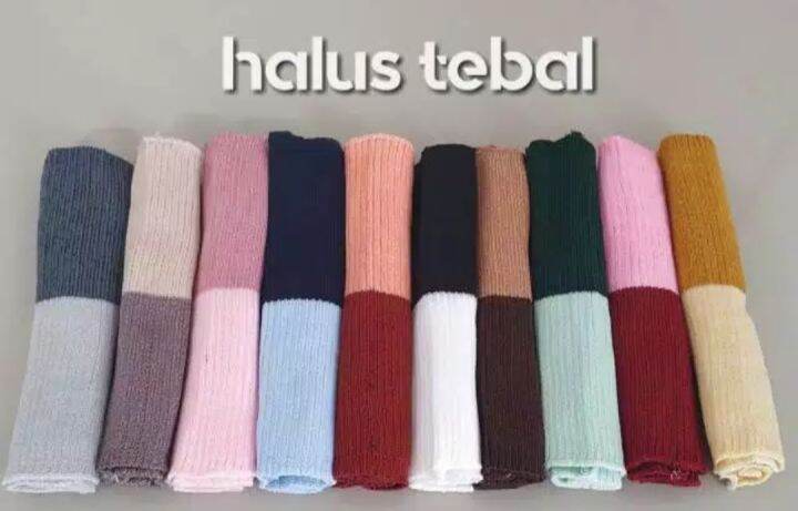 Ciput Rajut 2 Warna isi 12 pcs dalaman kerudung hijab lusinan anti ...