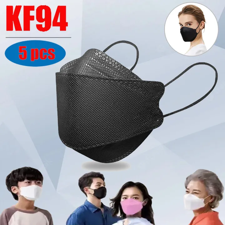 KF94 5 Face Mask 3 Layer Non-woven Protection Filter Anti Viral Mask | Lazada PH