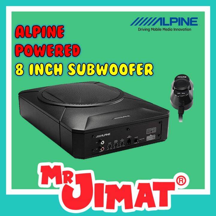 Alpine Powered 8 inch Subwoofer Box, PWE-S800 | Lazada
