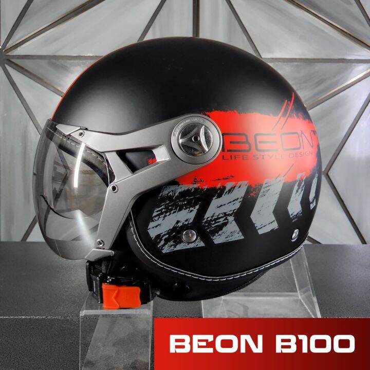 Beon B100 Helmet Half Face Retro Classic Style | Lazada PH