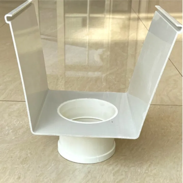 PVC eave water gutter U-shaped eave rain gutter eave drainage system ...