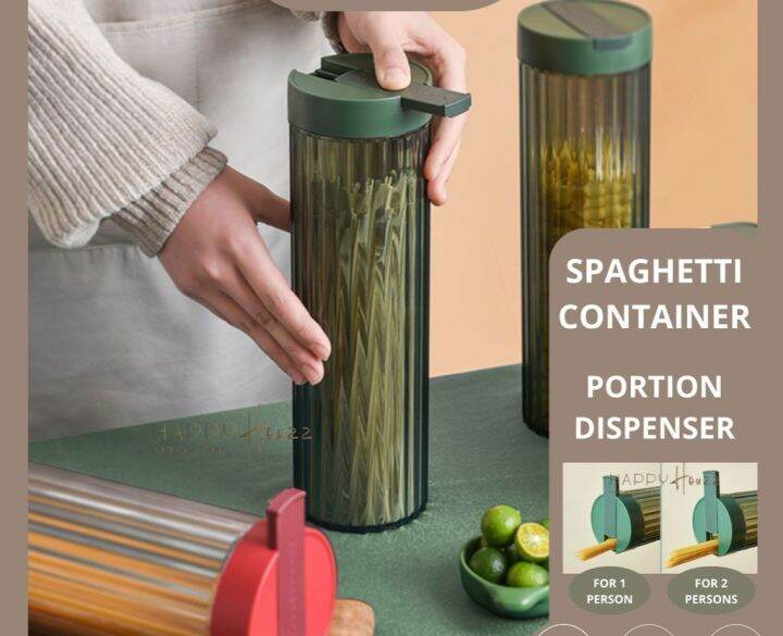 【READY STOCK】TIDY Airtight Spaghetti Food Storage Container Portion ...
