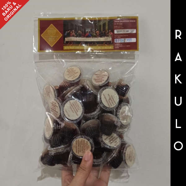 50 pcs Anggur Perjamuan Kudus Cup dan Hosti Ayat Roti Kemasan | Lazada ...