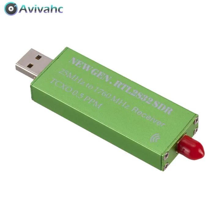 Penerima Radio RTL SDR, dengan Rtl2832 CIP ADC 0.5 PPM TCXO SMA F ...