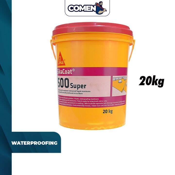 SIKA SikaCoat 500 Super 20KG Waterproofing Super Styrene-Acrylic ...