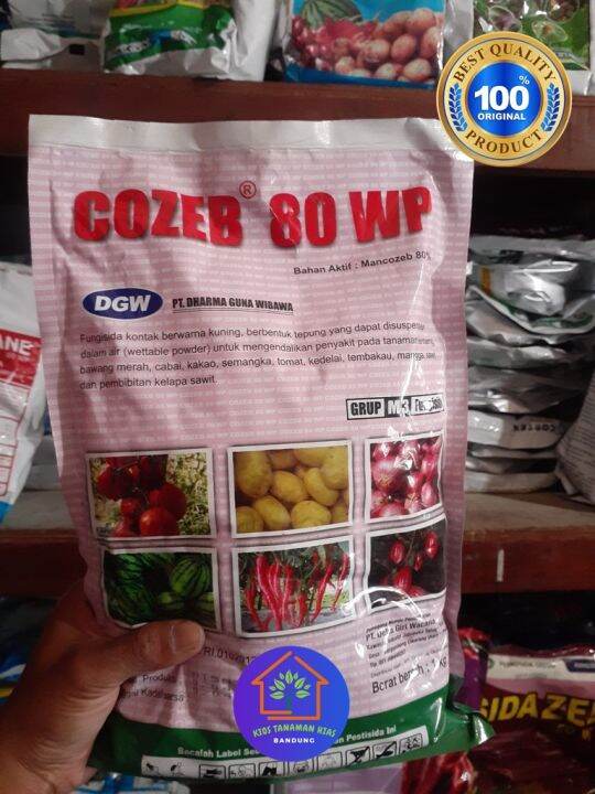 COD 1 Kg Fungisida Cozeb 80wp Original DGW Bahan Aktif Mankozeb ...