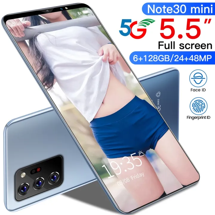 Trend of the mobile phone New mobile phone Note30 mini smart phone 6GB+ 128GB Android system 10. ...
