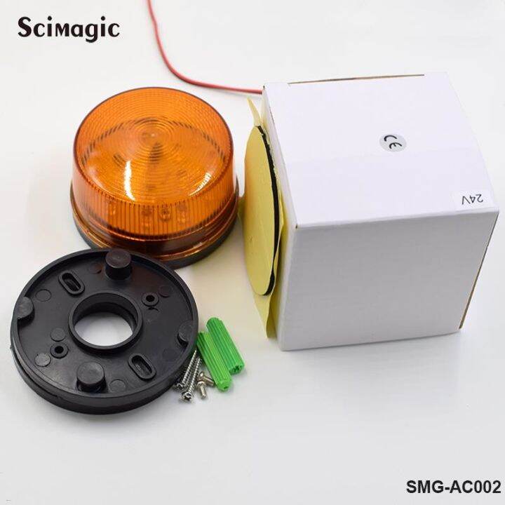 DC 12V or 24V LED Gate Flashing Light Lamp Alarm Lamp For Swing Sliding ...