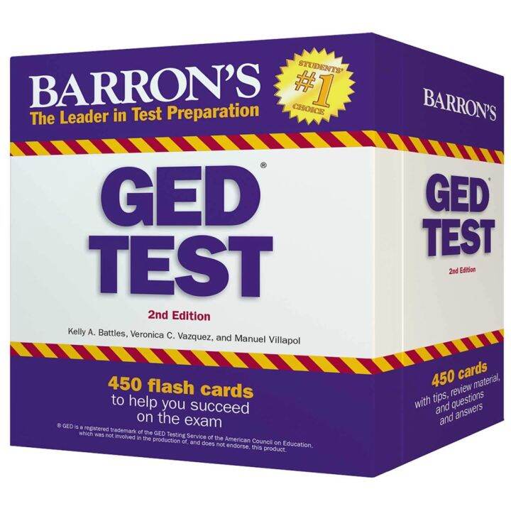 Inspiration BARRON'S GED TEST FLASH CARDS หนังสือภาษาอังกฤษมือ 1 นำเข้า ...