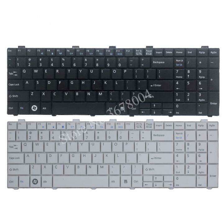 New US Keyboard For Fujitsu Lifebook AH530 AH531 NH751 A530 A531 Black ...