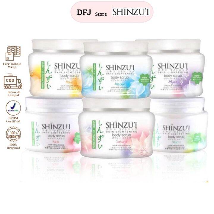 Shinzui Body Scrub 100gr (Kecil) & 200gr (Besar) - Lulur Badan Shinzu'i ...