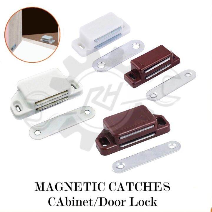 MAGNETIC CATCHES Cabinet/Door Lock MAGNETIC CABINET DOOR CATCHES Small ...