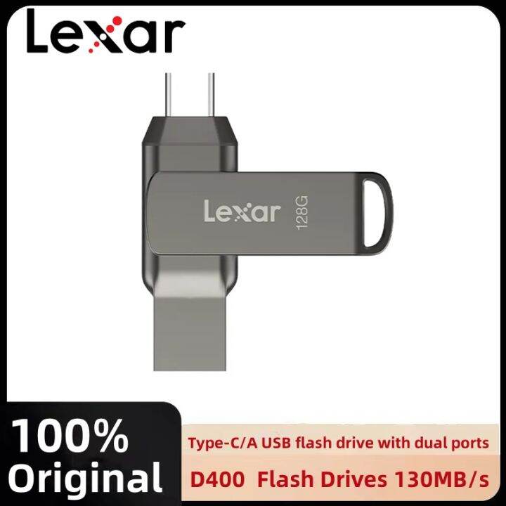 Lexar D400 128GB Type-C OTG 3.1 USB flash drive 64GB U disk 32GB pen ...