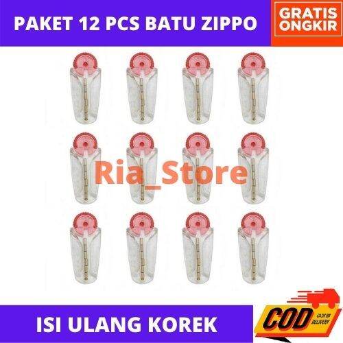 PAKET 12 PCS BATU ZIPPO MURAH MERIAH /batu korek zippo/batu zippo/batu ...