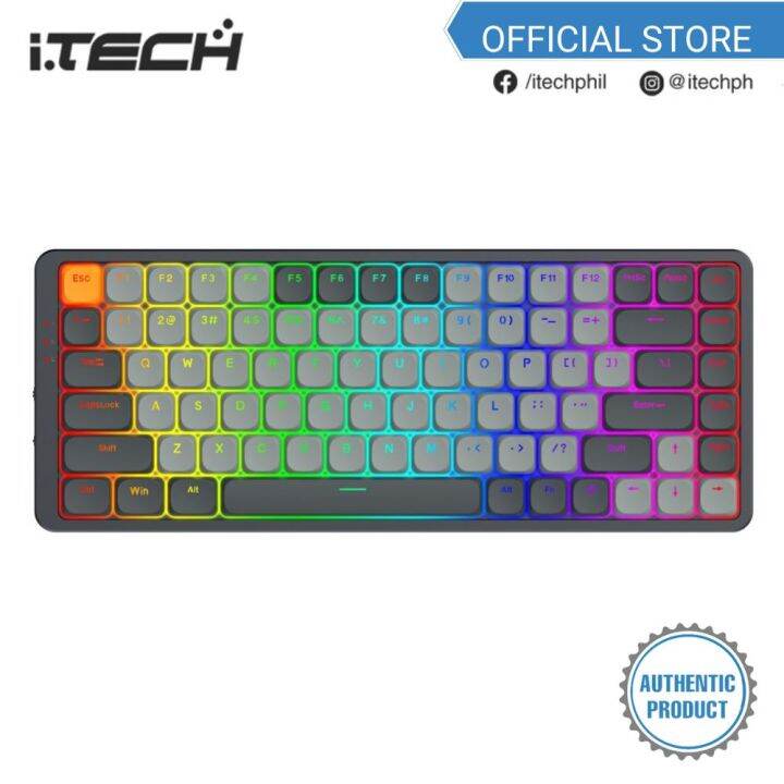 Redragon Azure K652 Low-Profile Mechanical Keyboard- Wireless | Lazada PH