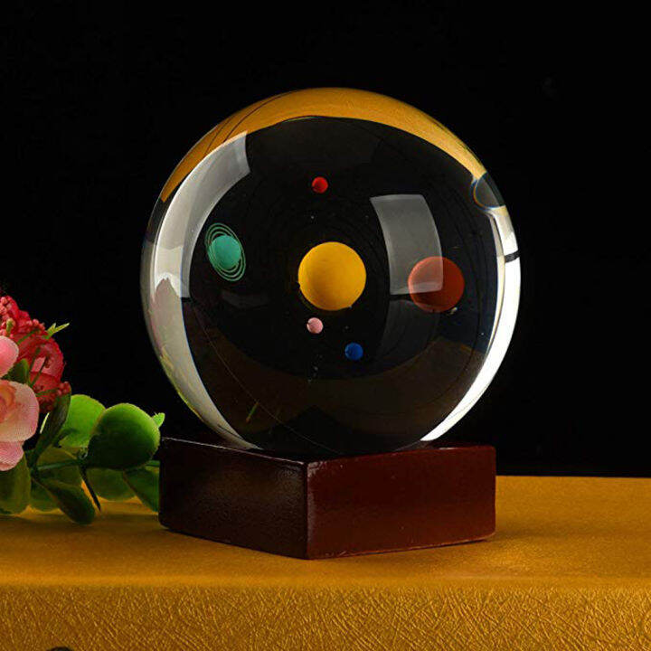 Gazechimp Clear Solar System Glass Crystal Ball Science Project Kit ...