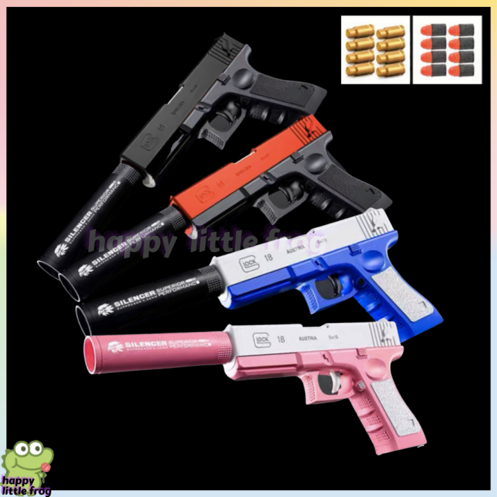 Glock Toy-Boys and Girls Universal Game Safe Soft Rubber Toys[4 Design ...