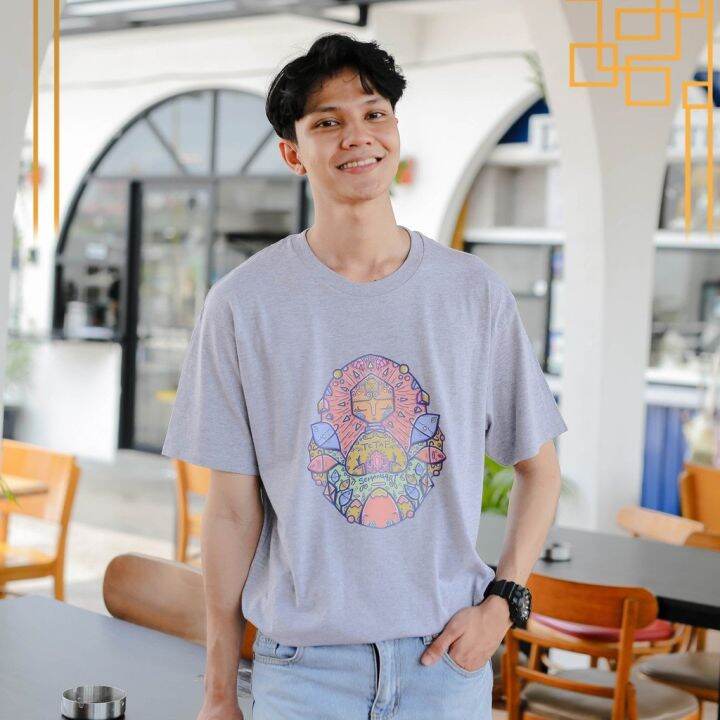 CTX Kaos DWS Kellington X Doodle Art Shine Sport Grey | Lazada Indonesia