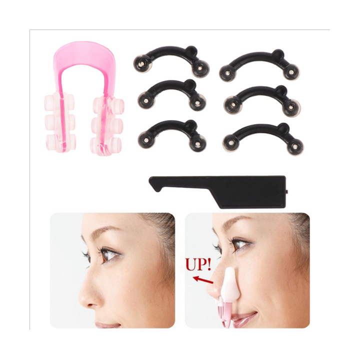 3 Size 3D Invisible Beauty Nose Clip Shaper Bridge Straightening Nose ...