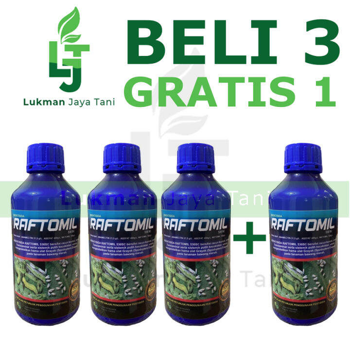 RAFTOMIL 1000 ml INSEKTISIDA PEMBASMI HAMA WERENG ULAT KUTU SUNDEP ...