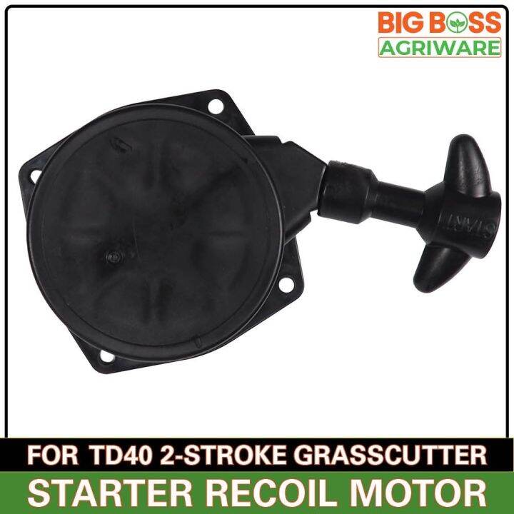 motorriy Big Boss Agriware Starter Motor / Recoil Complete Assembly for TD40 FD40 2 Stroke Grass ...
