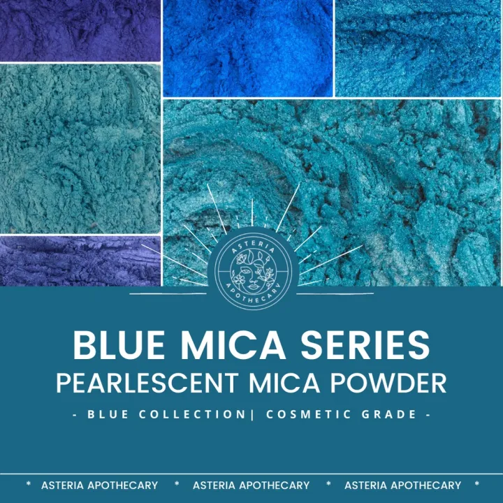 Mica Colorant | "Blue Mica Series" | Cosmetic Grade | Soap | Resin ...
