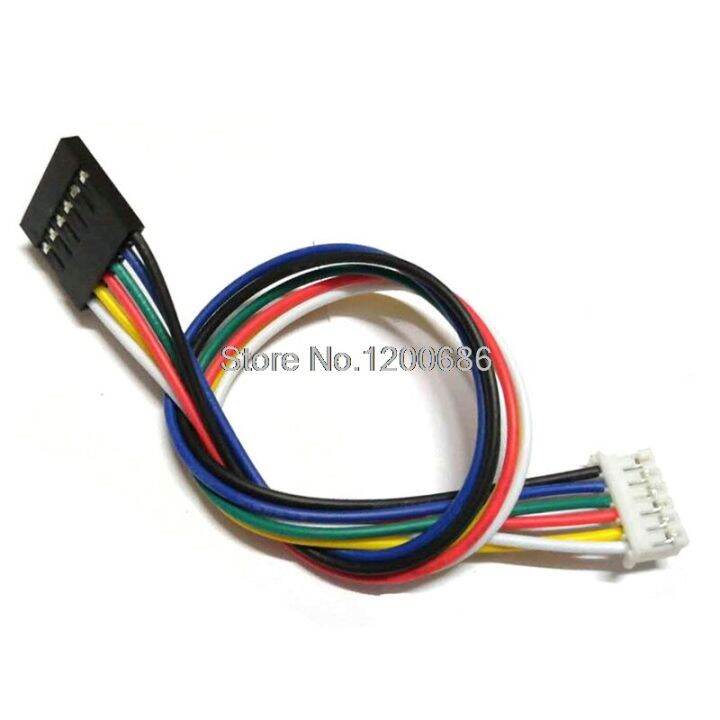 20CM 50CM 1M 24AWG JST-PH 2.0mm to Dupont 2.54mm 6P Cable Female black connector wire harness ...