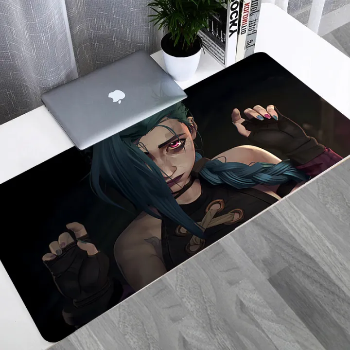 High Quality League of Legends Jinx Gaming Mouse Pad PC Laptop Gamer ...