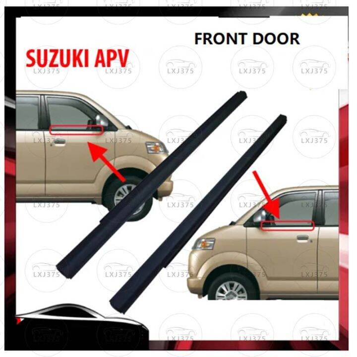 FOR suzuki apv Front R/L Weatherstrip Window Seal, Door Outside Trim ...