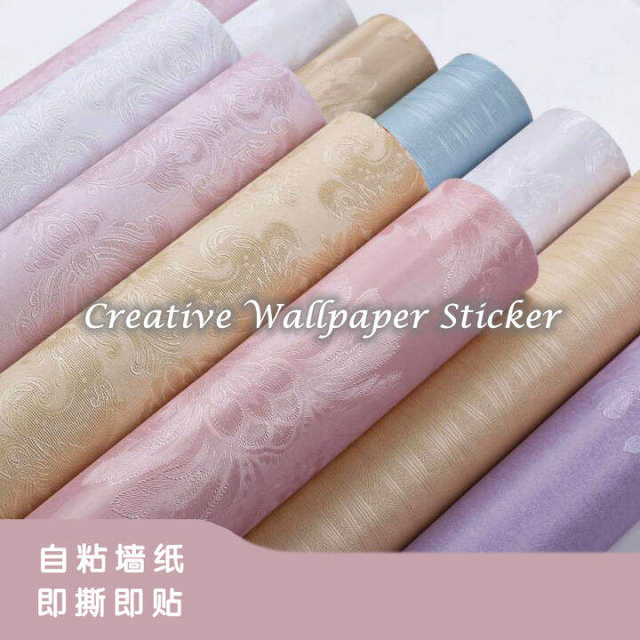 45cm X 10meter Wallpaper Sticker 2D Wallpaper Self Adhesive PVC Sticker ...