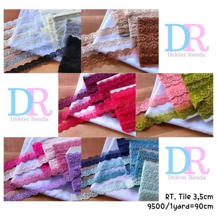 renda tile 3,5cm | Lazada Indonesia