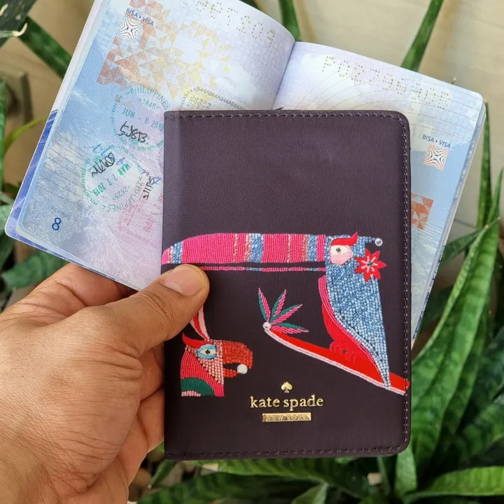 Guaranteed Authentic Kate Spade Classic Nylon Passport Holder - Lyla ...