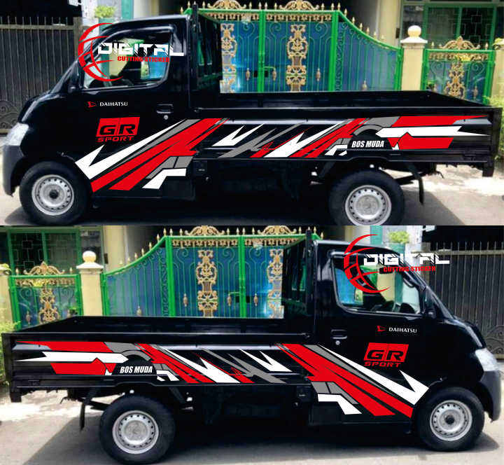 Stiker mobil granmax full body samping sticker grandmax l300 apv ...