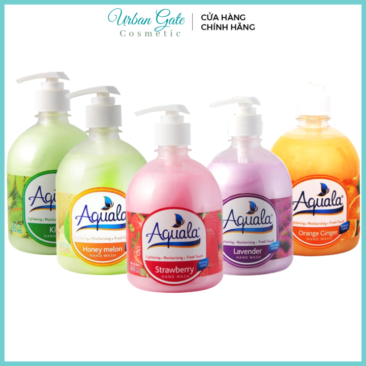 Nước rửa tay xà phòng AQUALA [HCM] Hand Wash 500ml (đủ mùi) xà bông rửa ...