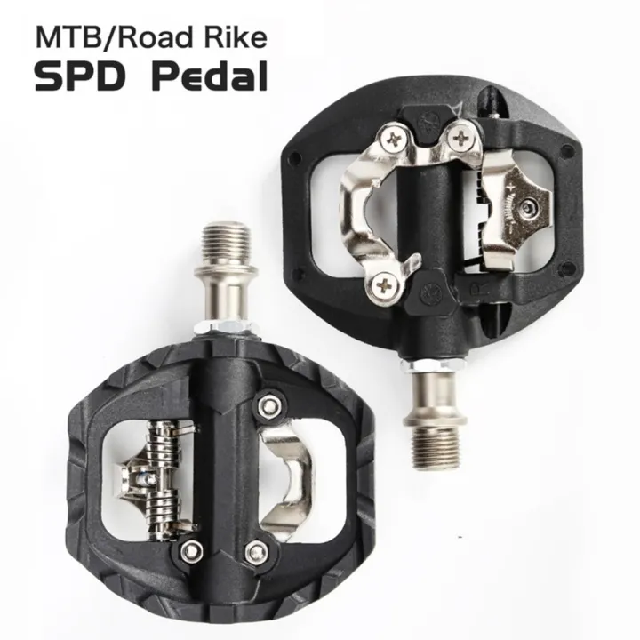 Road Bike Lock Pedal SPD System Bicycle Nylon Carbon Fiber Self-locking ...