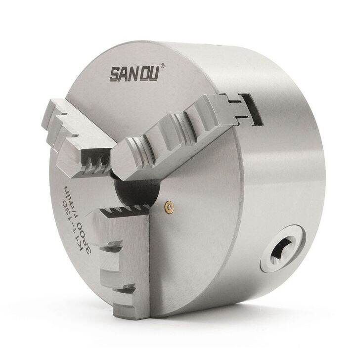 SANOU K11-130 3 Jaw Lathe Chuck Manual Self-Centering Metal Lathe Chuck ...