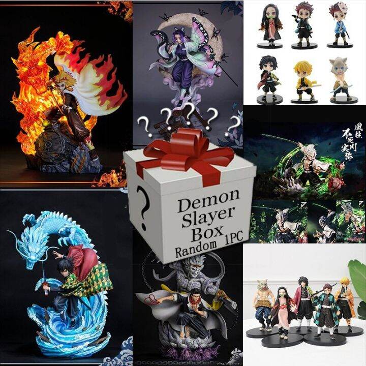Demon Slayer Kimetsu No Yaiba Mystery Box Figure Blind Box Anime Best ...