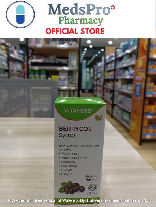 VITAHERB BERRYCOL SYRUP 120ML | Lazada