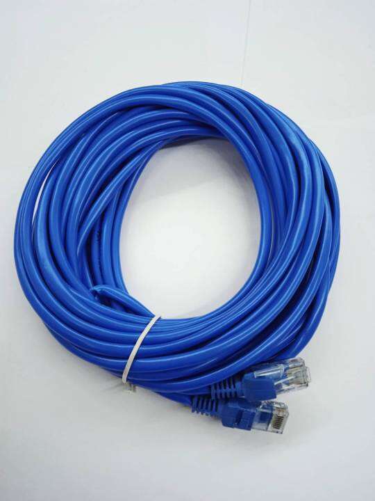 CableLAN UTP cat5 สายแลนด์แบบสำเร็จ 15เมตร เข้าหัวแล้ว สายสัญญาน ...