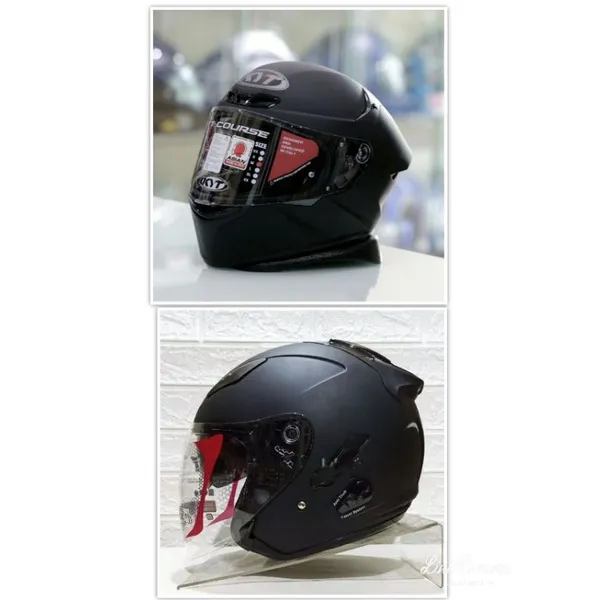 Helm KYT Paket Couple KYT TT Course Full Face & Kyt Galaxy Half Face ...