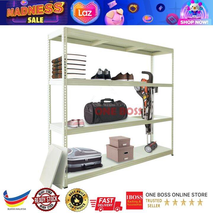ONE BOSS FULLY HIGH TENSILE STEEL BOLTLESS RACKING HOME STORAGE ...