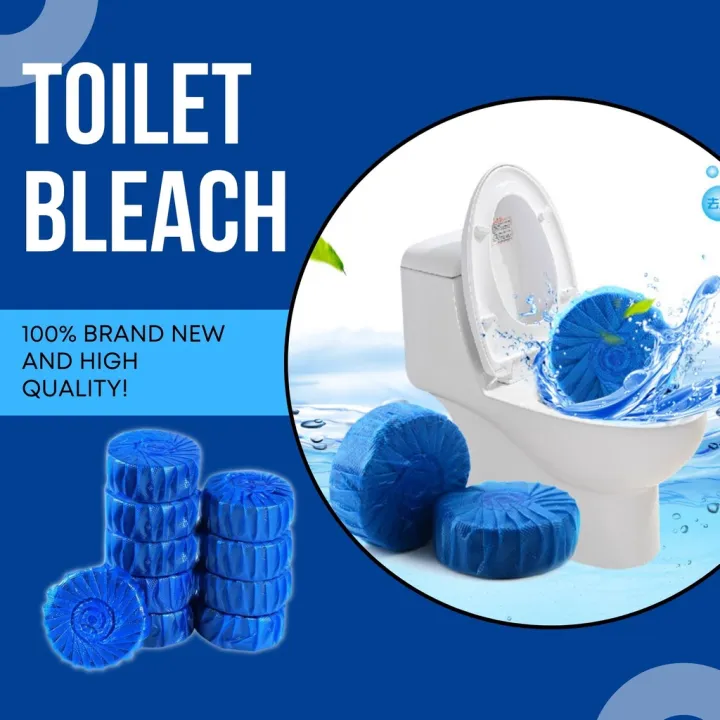Original 10pcs Automatic Bleach Toilet Bowl Cleaner Stain Remover Blue ...