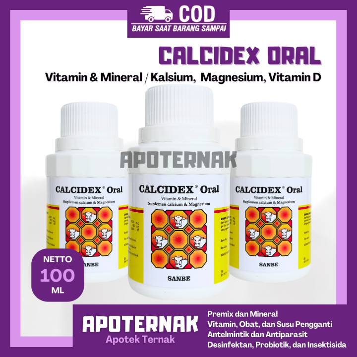 CALCIDEX ORAL 100 ml | Mengatasi Defisiensi Kalsium Magnesium & Vitamin ...
