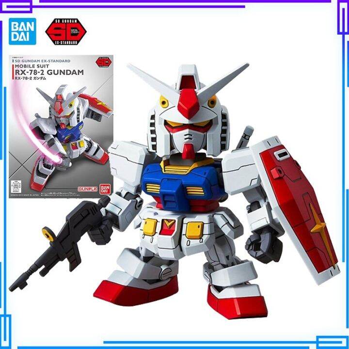 Bandai Original SDEX 001 SD Mobile Suit Gundam RX 78 2 Model Kit Gunpal ...