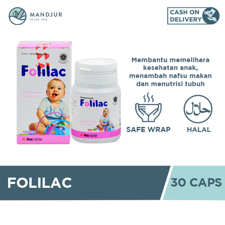Folilac 30 Kapsul - Suplemen Kesehatan Bayi | Lazada Indonesia