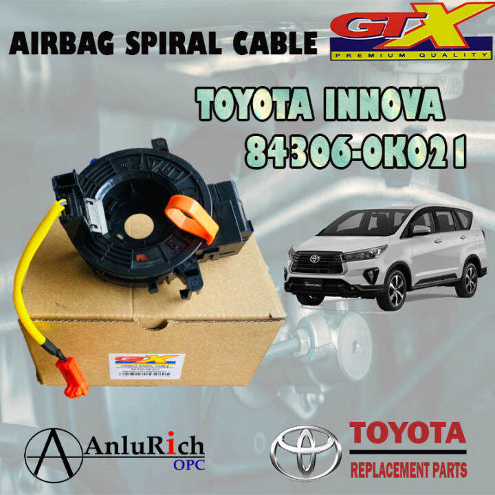 SPIRAL CABLE TOYOTA INNOVA GTX PART NO: 84306-0K021 | Lazada PH
