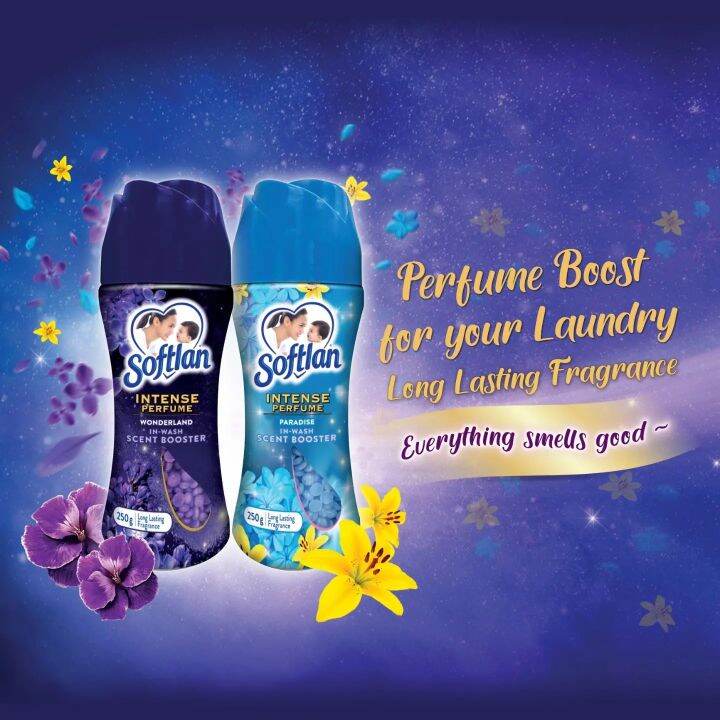 Softlan Intense Fabric Scent Booster Beads Paradise /Wonderland 250g ...