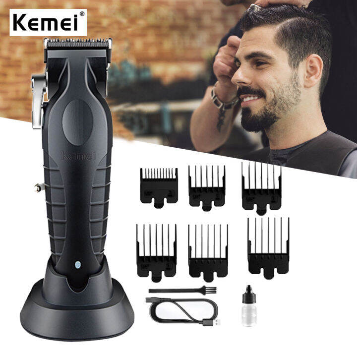 Kemei KM-2296 Professional Precision Fade Hair Clippers Cordless Hair Cutting Machine ...