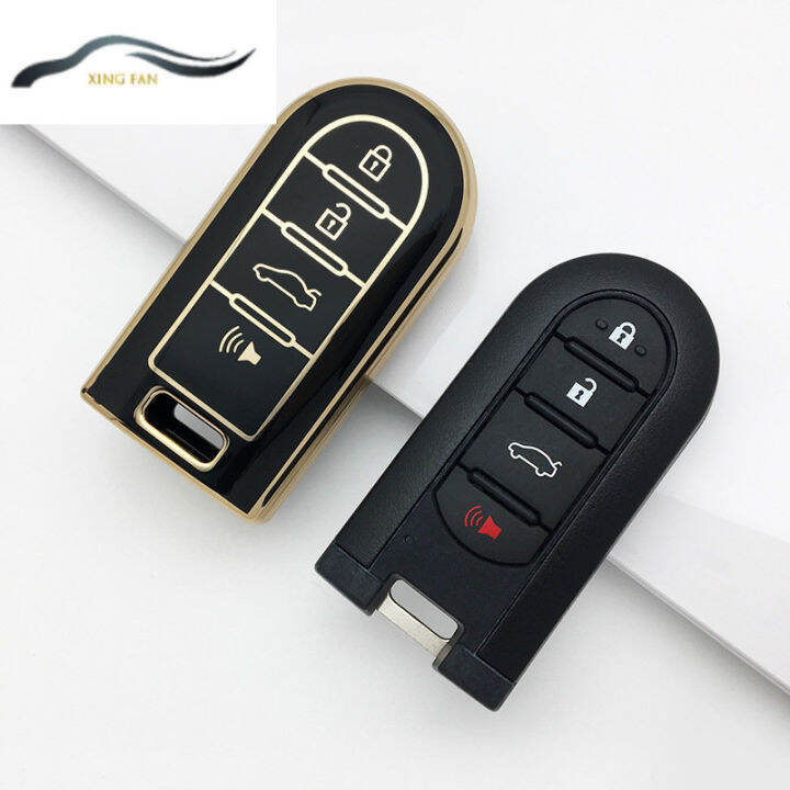 XIFNAn Chrome Tpu Key Cover For Perodua BEZZA AXIA MYVI ARUZ Keyless ...