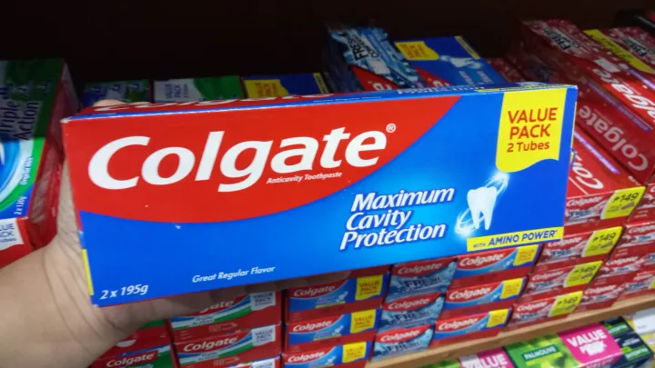 Colgate Maximum Cavity Protection 2x195g | Lazada PH